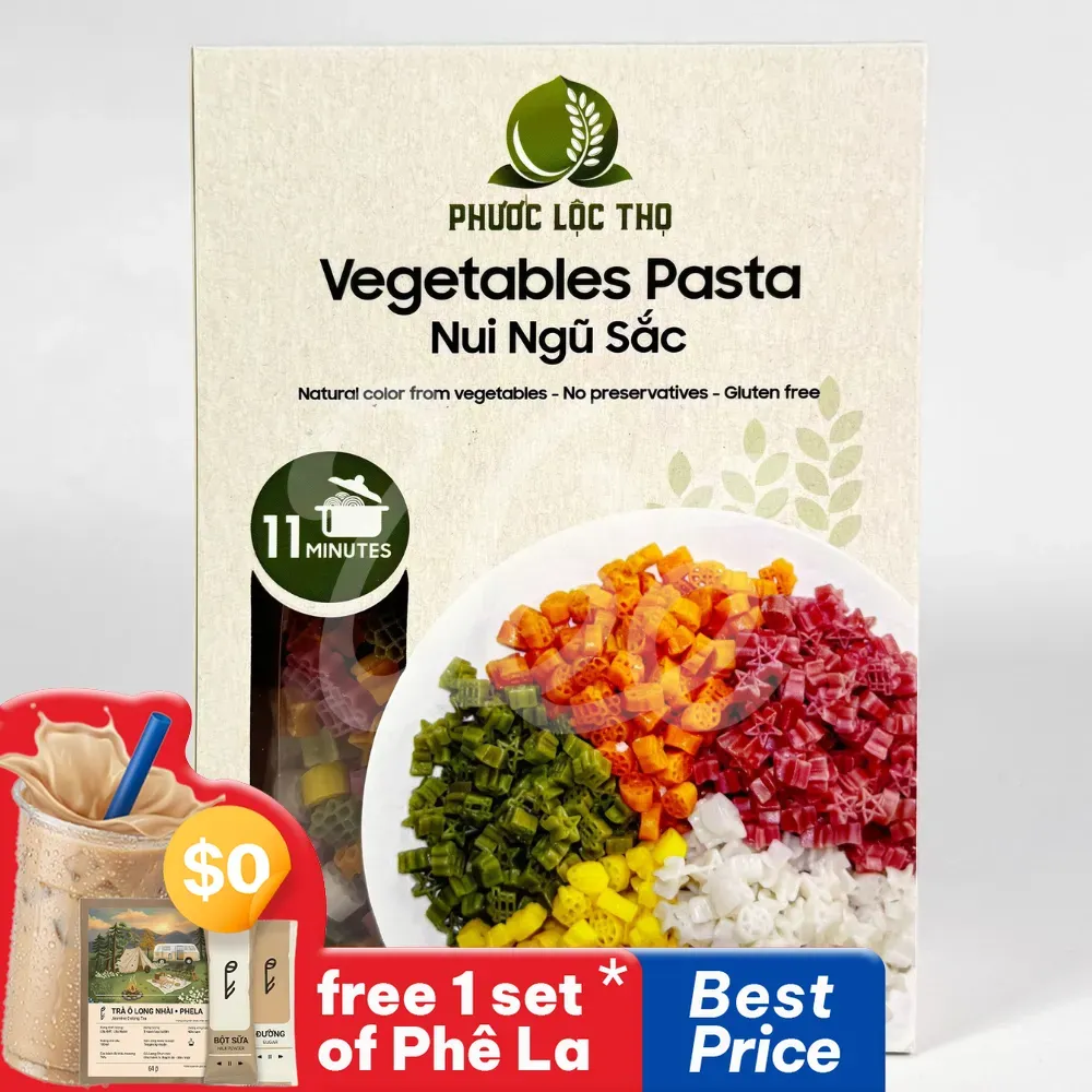 [Phuoc Loc Tho] Five-Color Pasta 454g - VeeFood