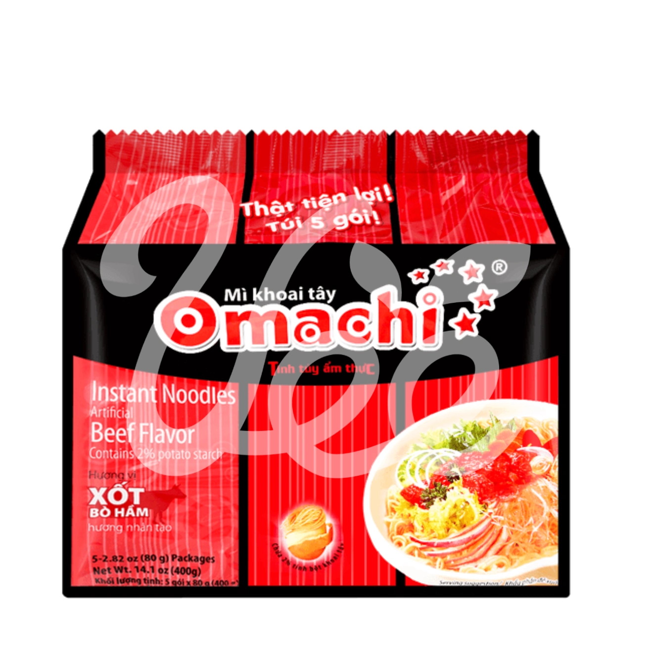[Omachi] Instant Beef Noodle 80g - VeeFood
